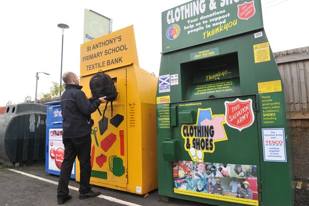 UK charities warn of fake clothing bins • Recycling International